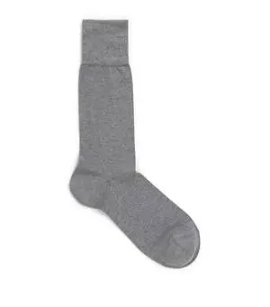 Harrods Logo Socks - Grey