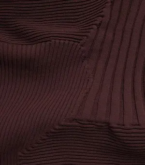 Issey Miyake Kone Kone Knit Skirt - Brown