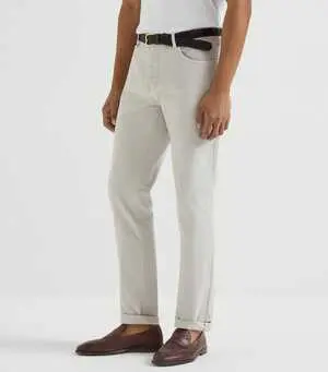 Brunello Cucinelli Slim Stretch-cotton Denim Jeans