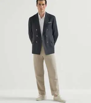 Brunello Cucinelli Linen-cotton Drill Trousers