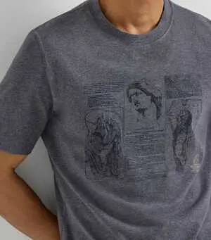 Brunello Cucinelli Cotton Graphic T-shirt
