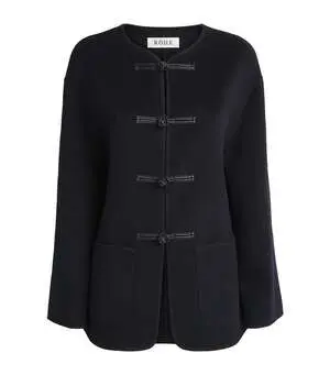RÓHE Cashmere-wool Pankou Jacket - Navy