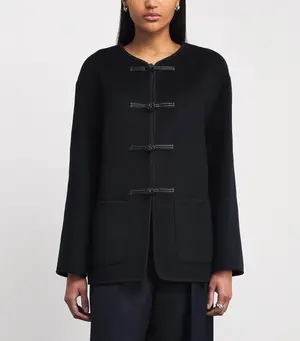 RÓHE Cashmere-wool Pankou Jacket - Navy