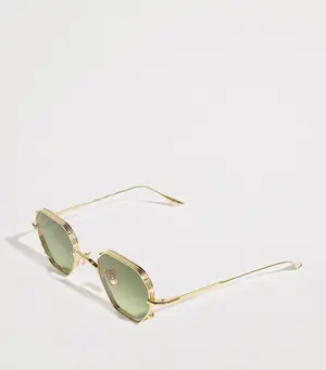 JACQUES MARIE MAGE Verlaine Octagon Sunglasses
