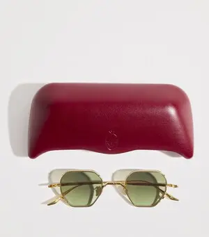 JACQUES MARIE MAGE Verlaine Octagon Sunglasses