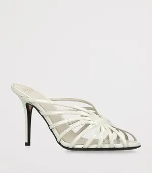 ALEVI MILANO Patent Leather Diana Heeled Sandals