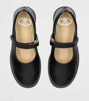 PAPOUELLI Leather Louisa Pumps
