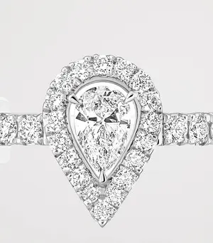 Messika My Twin White Gold And Diamond Single Clip-on Ear Cuff