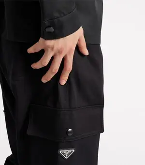 Prada Re-nylon Zip-up Oversized Shirt