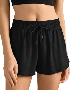 RHONE Lightspeed Drawstring Shorts - Pure Black