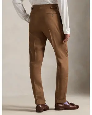 Polo Ralph Lauren Pleated Linen Trousers
