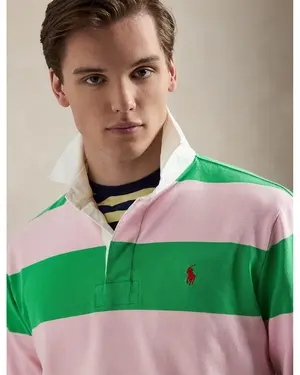 Polo Ralph Lauren The Iconic Rugby Shirt - Pink Multi