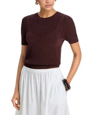 Steve Madden Blakelee Sweater Top - Walnut