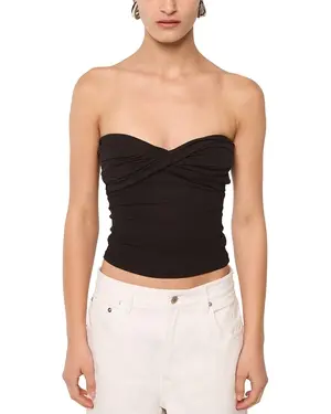 THE LINE BY K Izzy Tube Top - Black