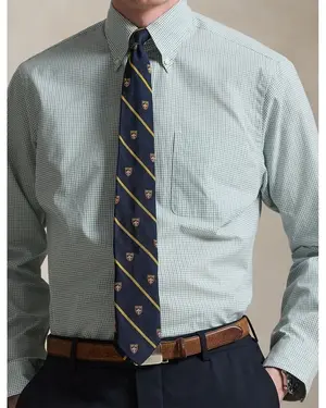 Polo Ralph Lauren Classic Fit Checked Poplin Shirt - Green/blue