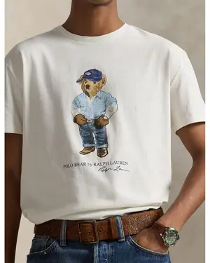 Polo Ralph Lauren Classic Fit Polo Bear Jersey T-shirt