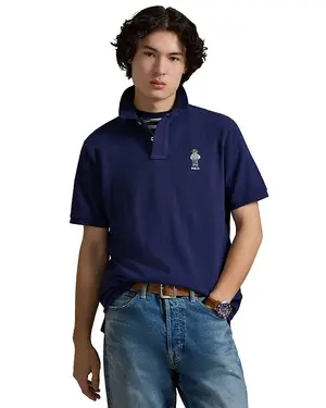 Polo Ralph Lauren Classic Fit Polo Bear Mesh Polo Shirt