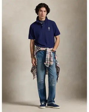 Polo Ralph Lauren Classic Fit Polo Bear Mesh Polo Shirt