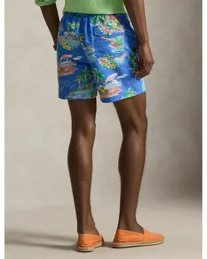 Polo Ralph Lauren Classic Traveler Swim Trunks - Blue Multi