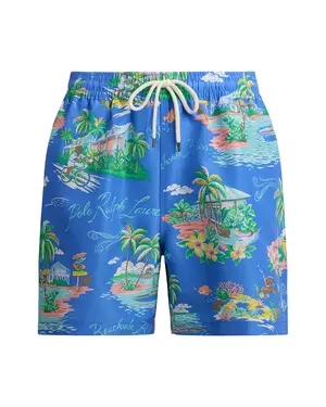 Polo Ralph Lauren Classic Traveler Swim Trunks - Blue Multi