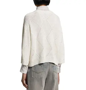 Peserico Diamond Pattern Sweater