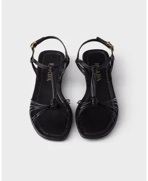 Prada Patent Leather Sandals