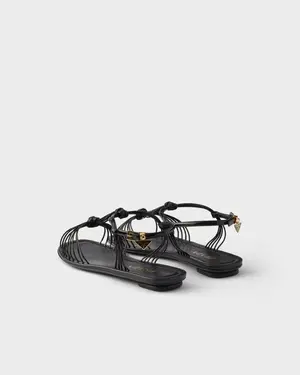 Prada Patent Leather Sandals