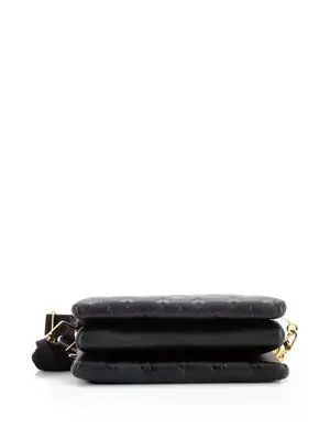 LOUIS VUITTON Coussin Pm Crossbody Bag Monogram Embossed Lambskin - Black