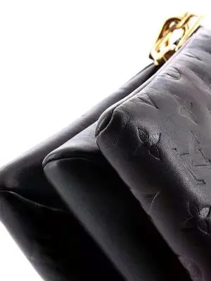 LOUIS VUITTON Coussin Pm Crossbody Bag Monogram Embossed Lambskin - Black
