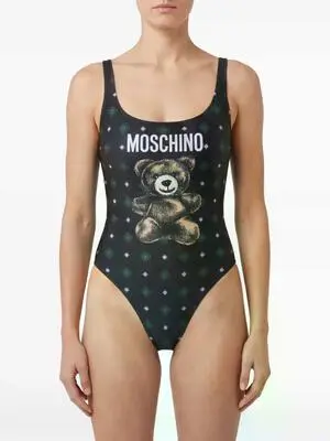 Moschino Teddy Bear Lycra One Piece Swimsuit