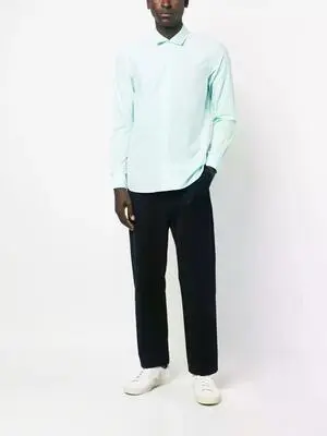 Orlebar Brown Giles Long-sleeve Shirt - Blue