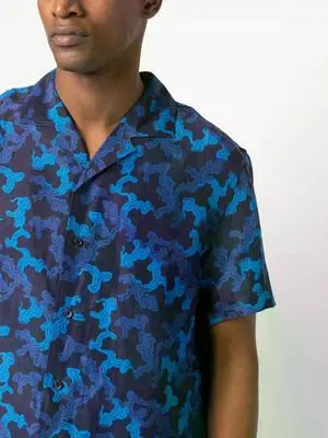 Orlebar Brown Hibbert Linen-blend Shirt - Blue