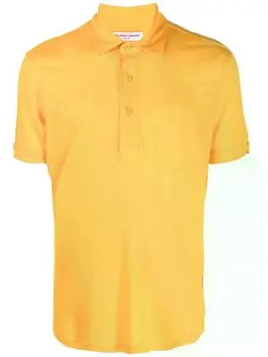 Orlebar Brown Sebastien Linen Polo Shirt