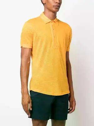 Orlebar Brown Sebastien Linen Polo Shirt