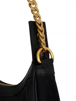 Balmain B-army Logo-plaque Chain Shoulder Bag - Black