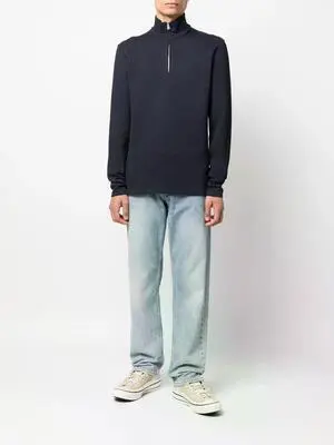 Orlebar Brown Zip-front Funnel Neck Sweater