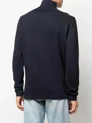 Orlebar Brown Zip-front Funnel Neck Sweater