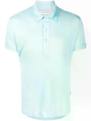 Orlebar Brown Button-placket Detail Polo Shirt - Blue