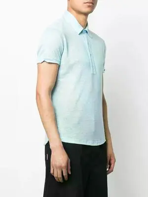 Orlebar Brown Button-placket Detail Polo Shirt - Blue