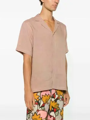 Orlebar Brown Maitan Linen Shirt - Pink