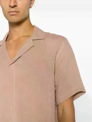 Orlebar Brown Maitan Linen Shirt - Pink