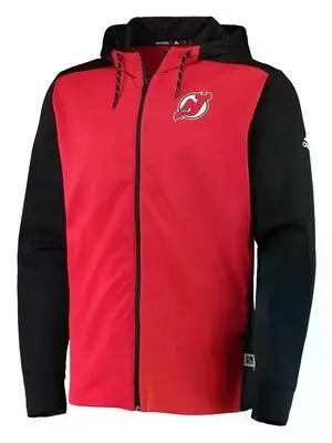 Adidas Nhl New Jersey Devils Full-zip Hoodie