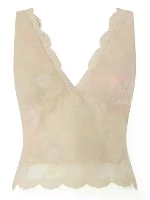 Pinko Lace V-neck Top