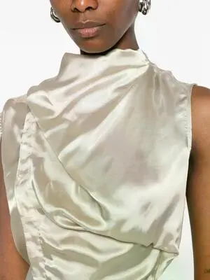 Rick Owens Draped Sleeveless Top - Neutrals