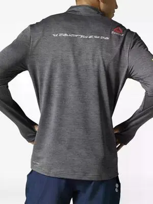 REEBOK Long-sleeve Zip Sweatshirt - Grey