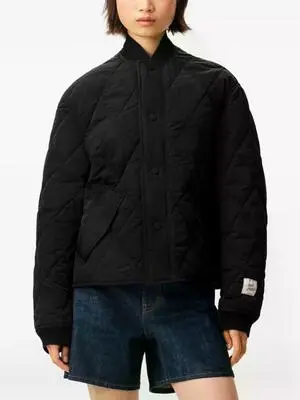 AMI Paris Quilted Padded Jacket - Black