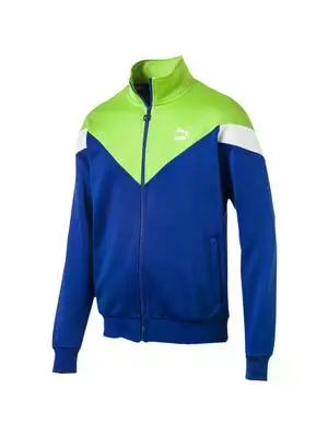 PUMA Logo-print Zip Sweatshirt - Blue
