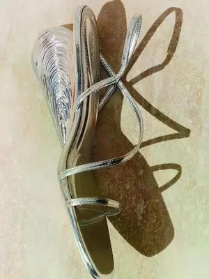 Simkhai Bridget Shell-motif Wedge Sandals