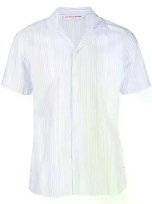 Orlebar Brown Travis Striped Short-sleeve Shirt