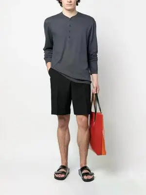 Orlebar Brown Plain Short-button Jersey